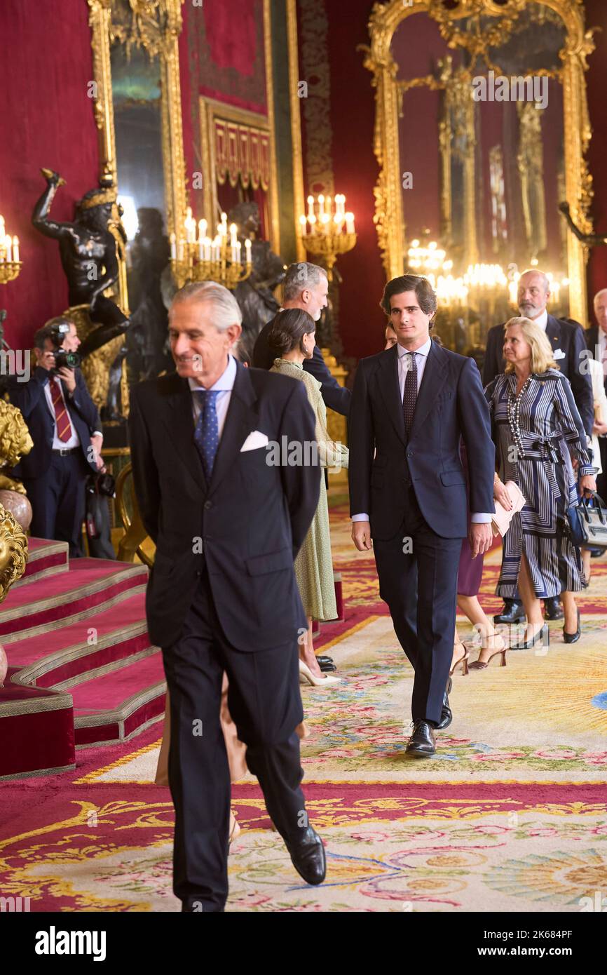 Madrid. Spain. 20221012, King Felipe VI of Spain, Queen Letizia of ...