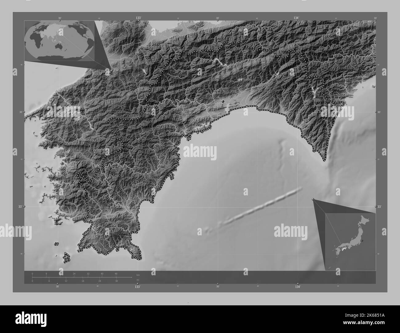 Map of kochi hi-res stock photography and images - Alamy