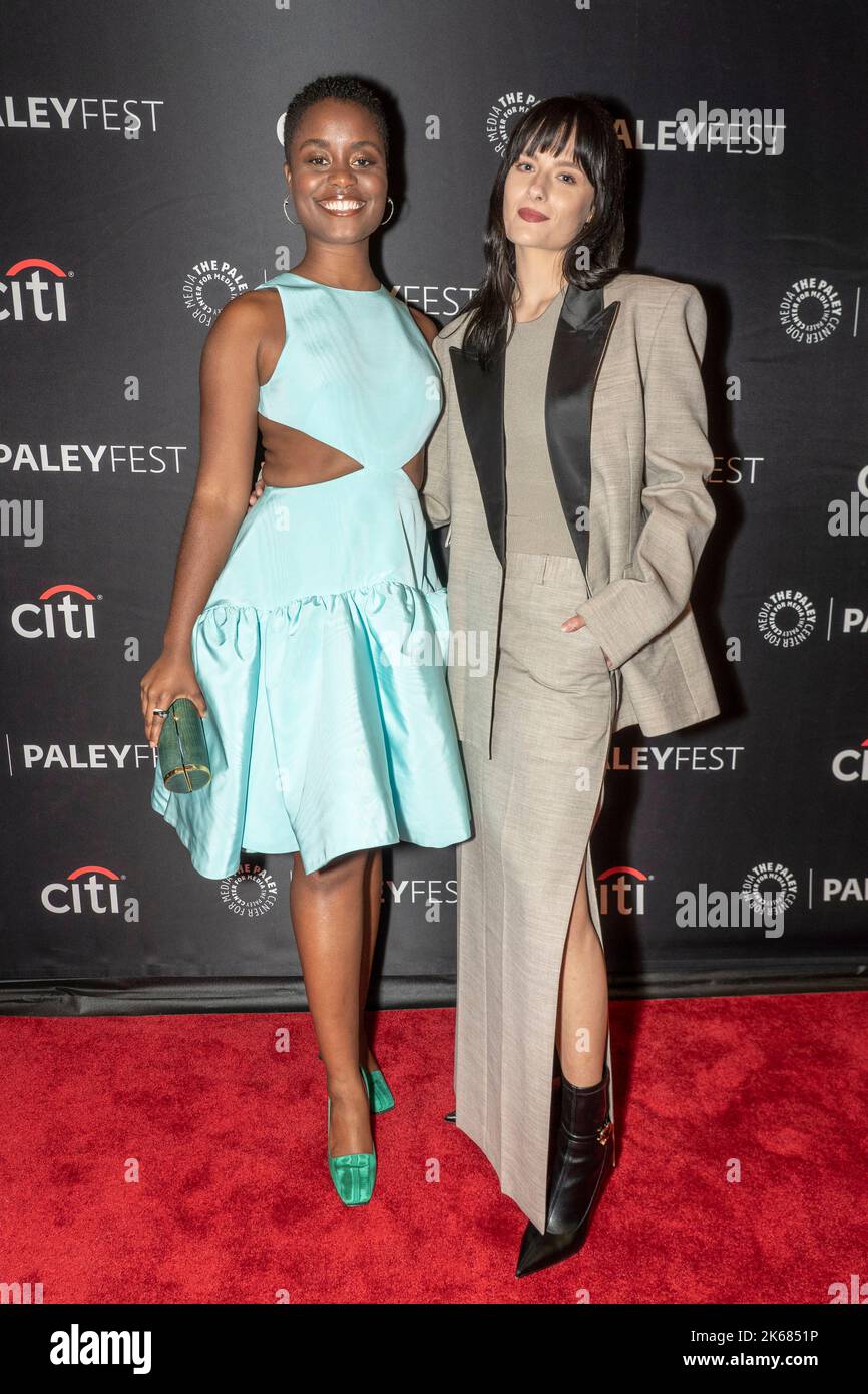 Denee Benton (L) and Louisa Jacobson attend "The Gilded Age" during the ...