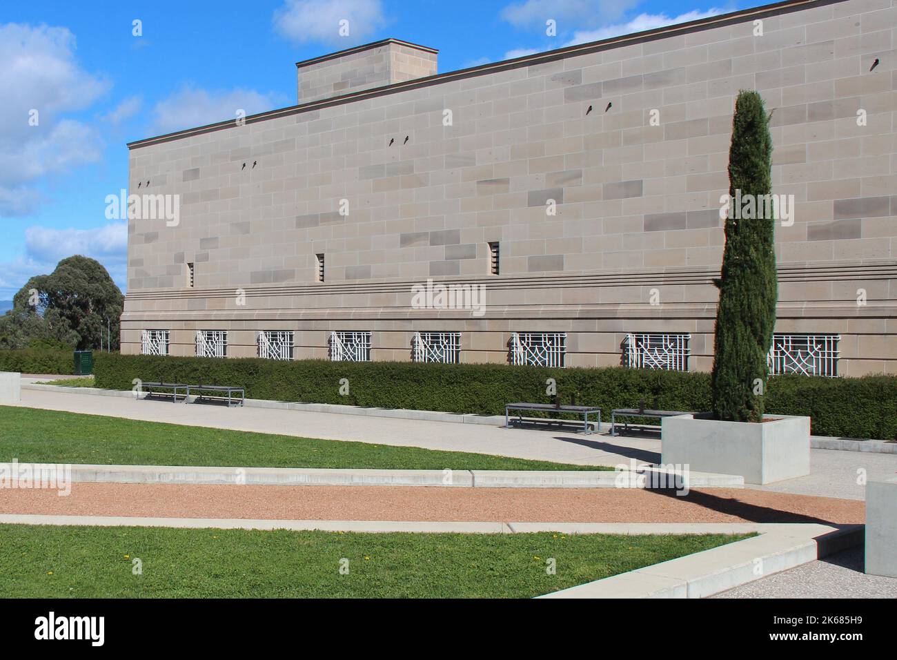 hall at the australian war memorial in canberra in australia Stock ...