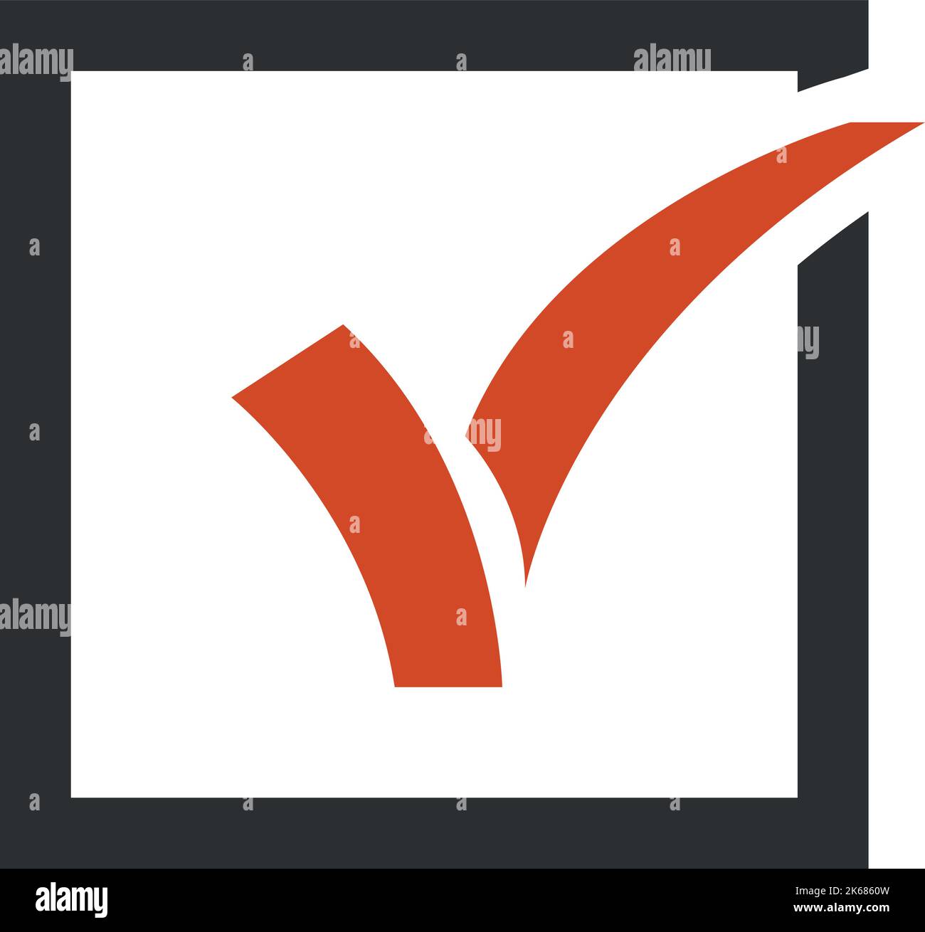 Red checmark symbol. Do not sign. Wrong choice Stock Vector Image & Art ...