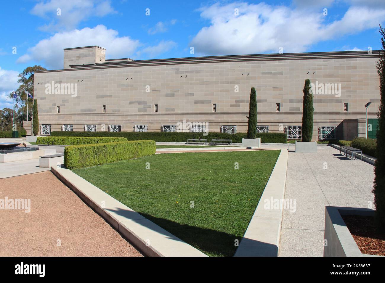 hall at the australian war memorial in canberra in australia Stock ...