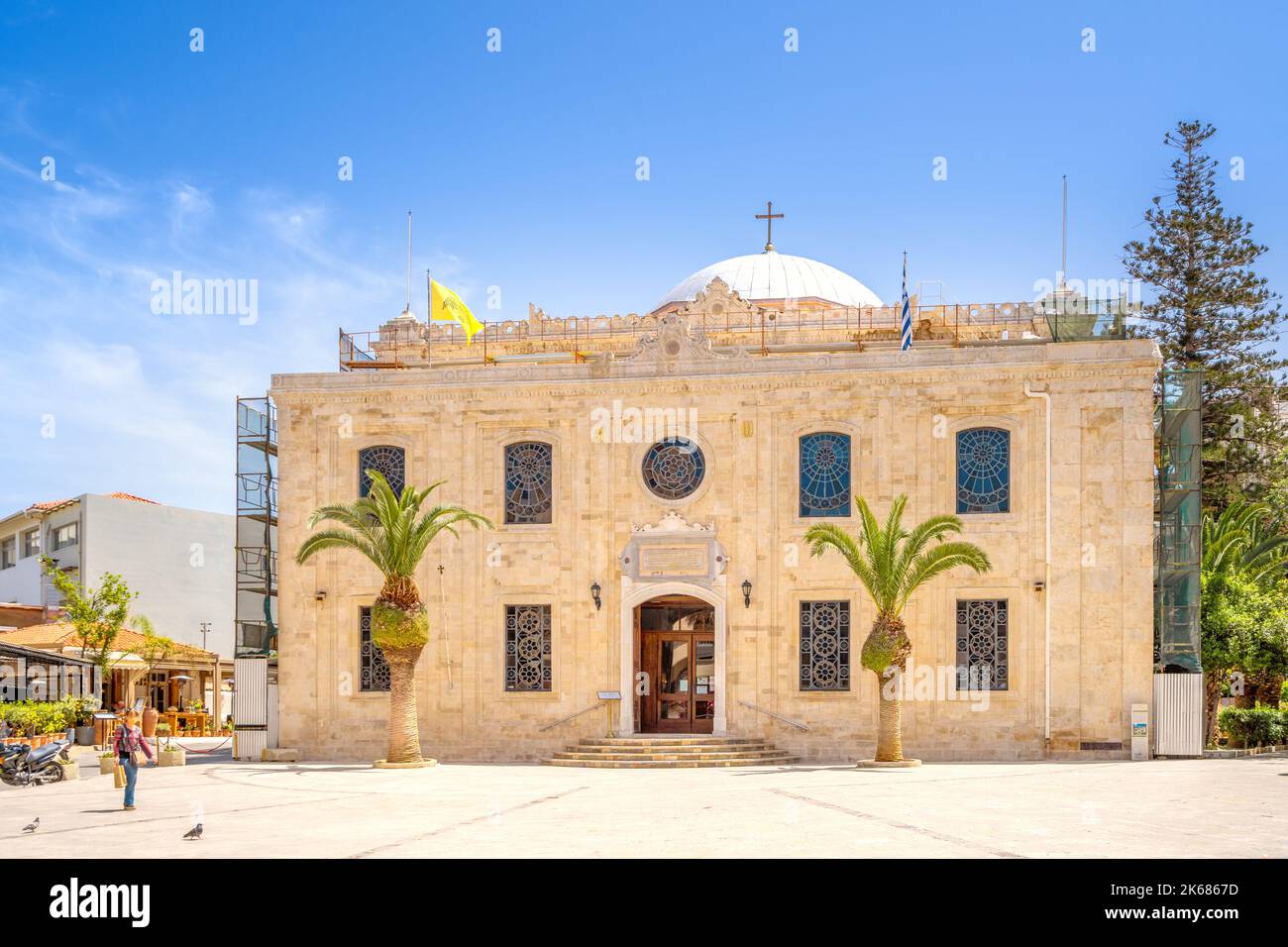 Historical city of Heraklion, Island Creta, Greece Stock Photo - Alamy