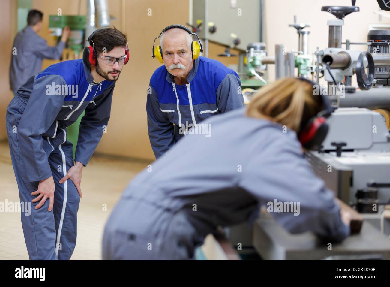 Ear protection and cnc machine hi-res stock photography and images - Alamy
