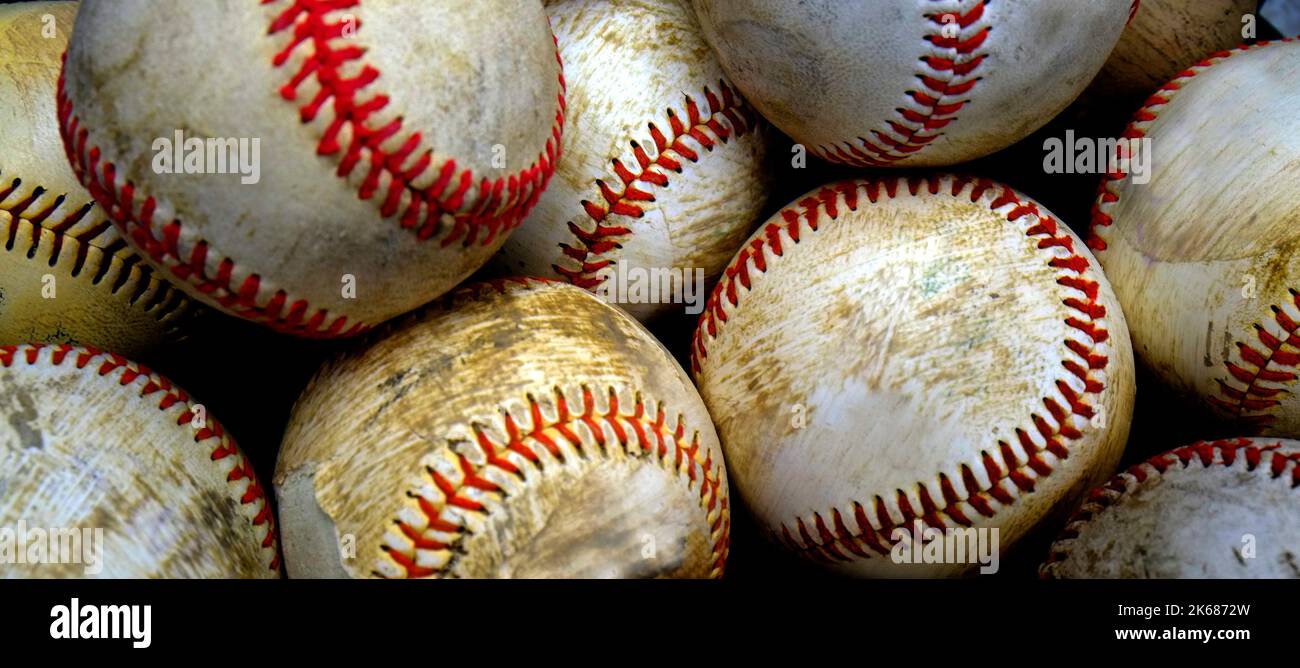 Group baseballs hi-res stock photography and images - Alamy