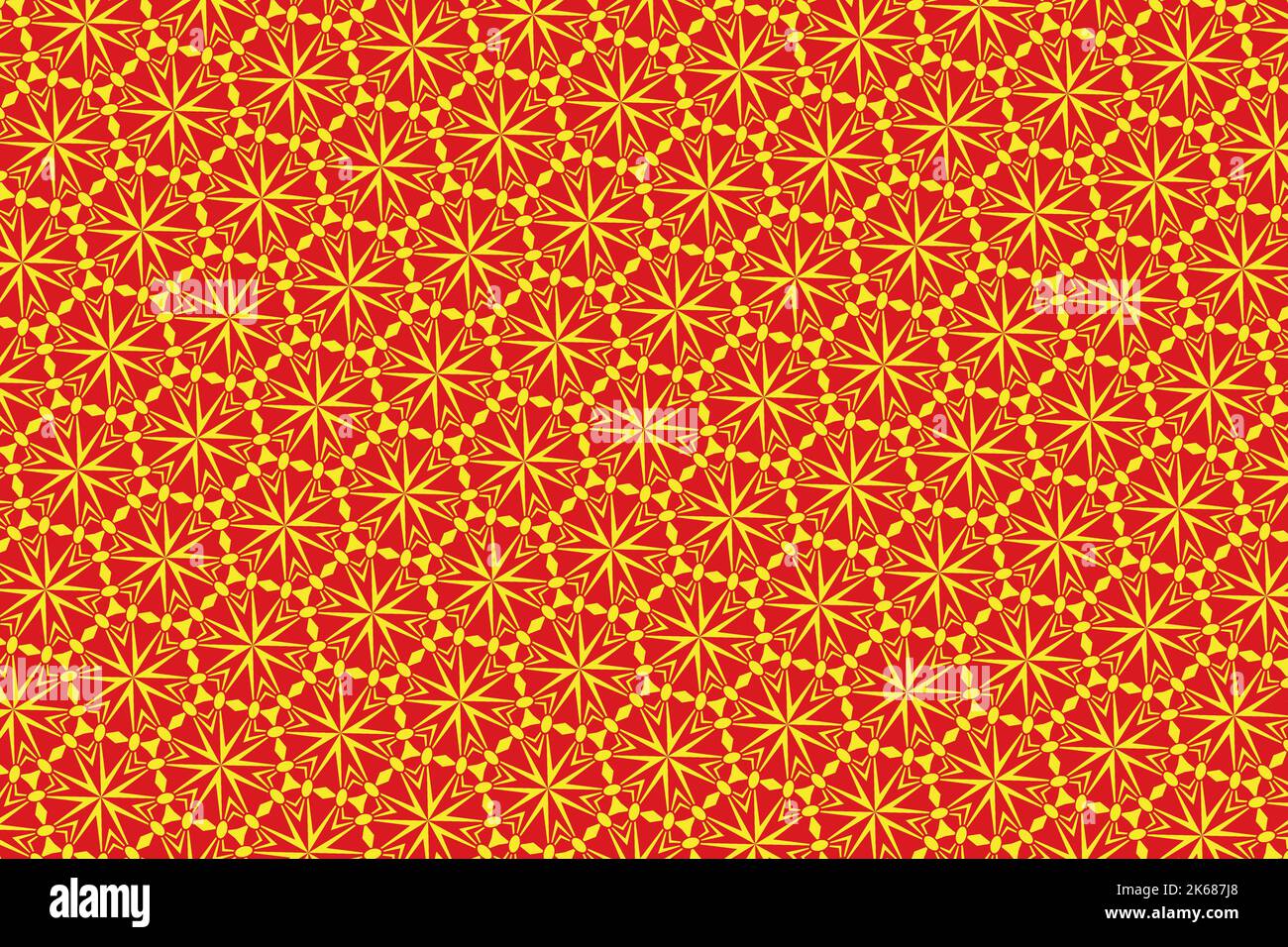 Geometric pattern in the colors of the national flag of North Macedonia ...