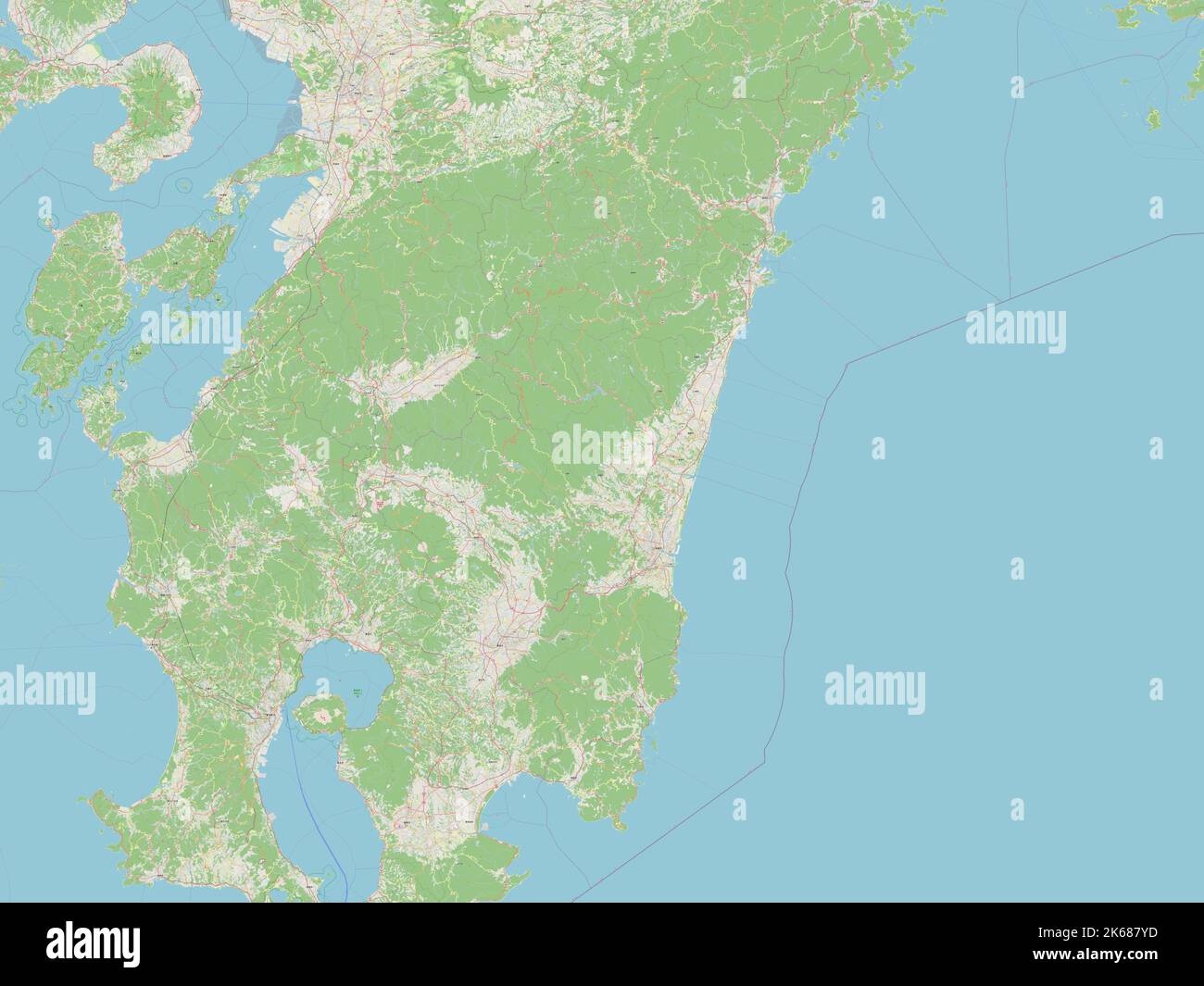 Miyazaki map hi-res stock photography and images - Alamy