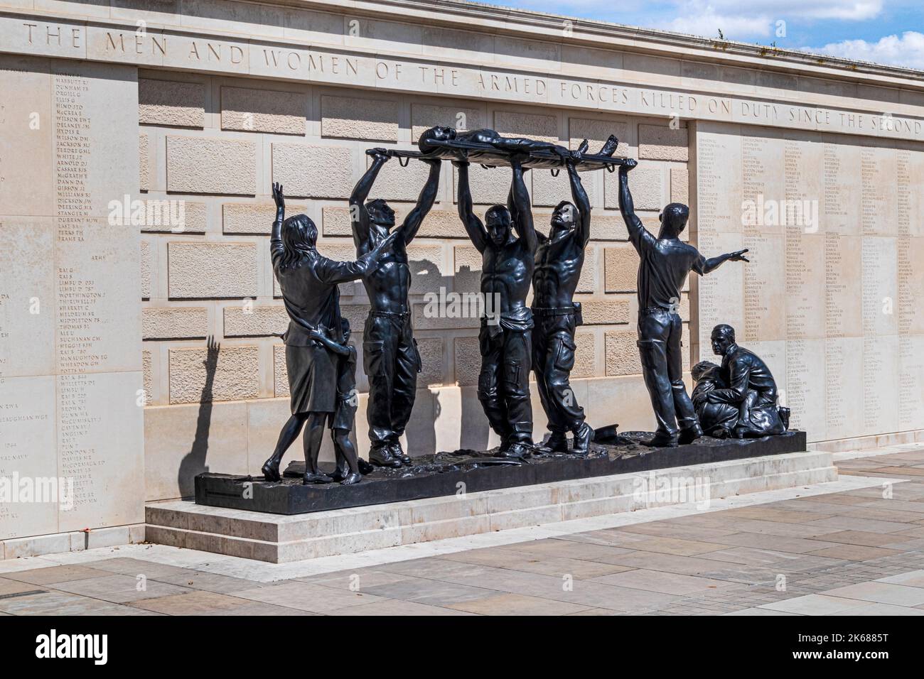 Armed Forces Memorial at the National Memorial Arboretum at Alrewas ...