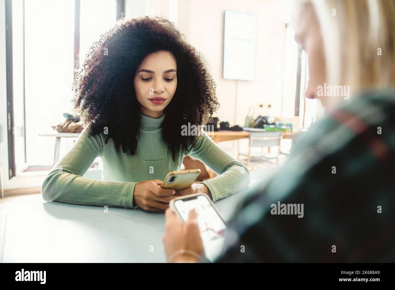 Girlfriends addicted by internet, social network and smartphones ...