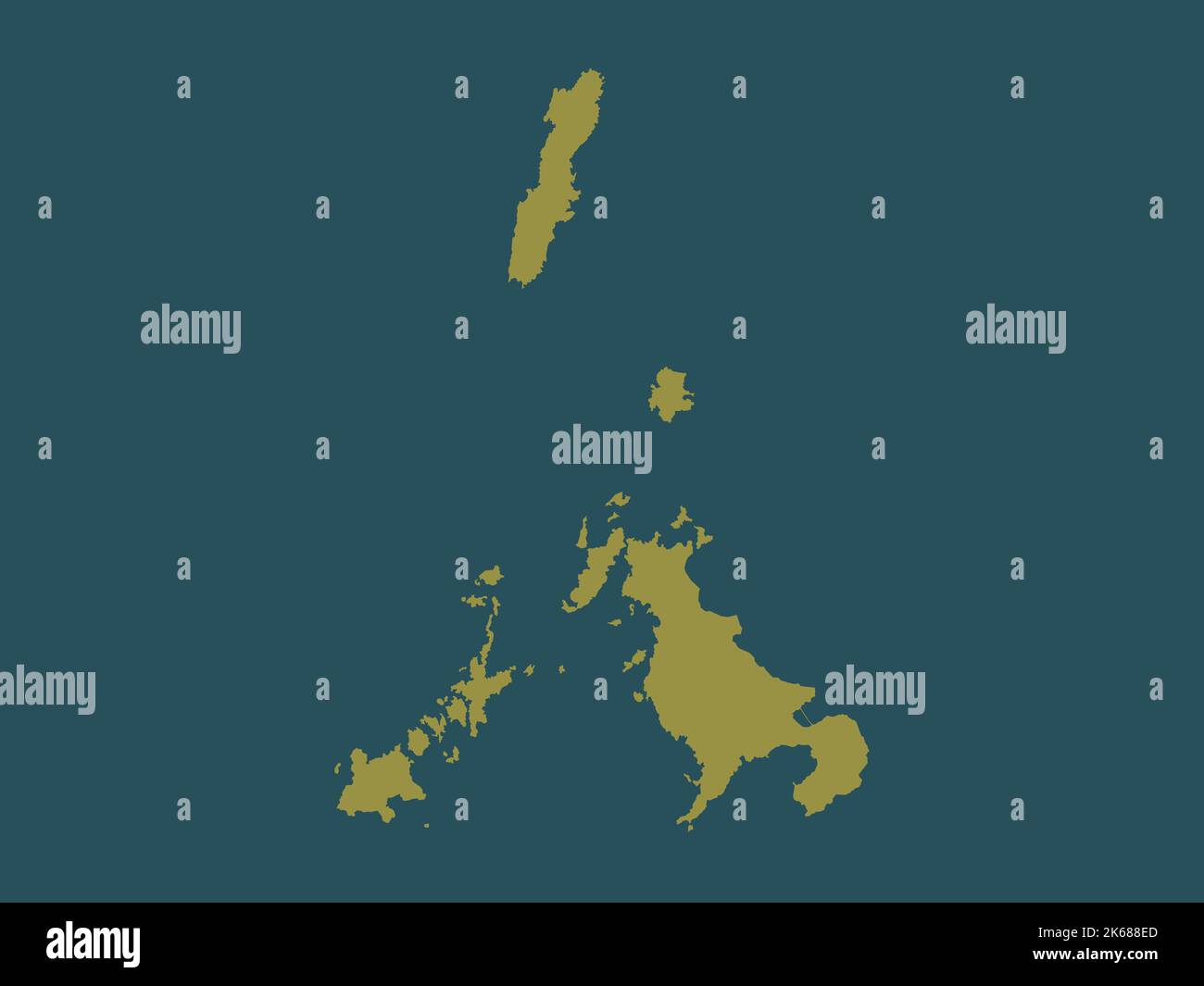 Nagasaki, prefecture of Japan. Solid color shape Stock Photo - Alamy