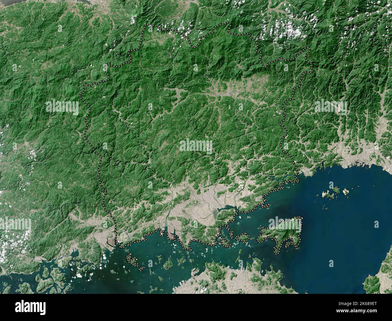 Okayama prefecture map hi-res stock photography and images - Alamy