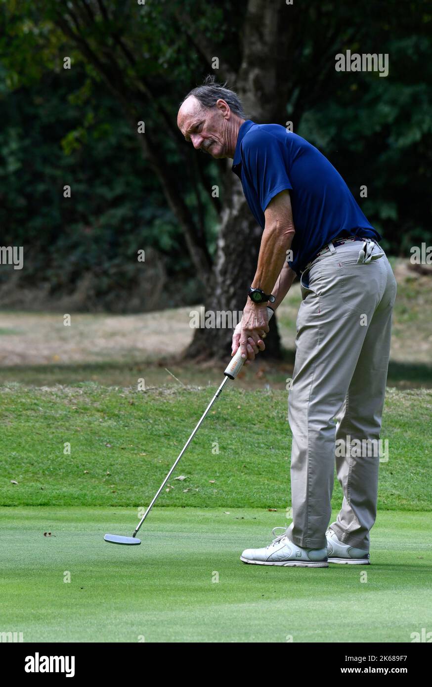 Former Wolverhampton Wanderers footballer Kenny Hibbitt on golf day ...