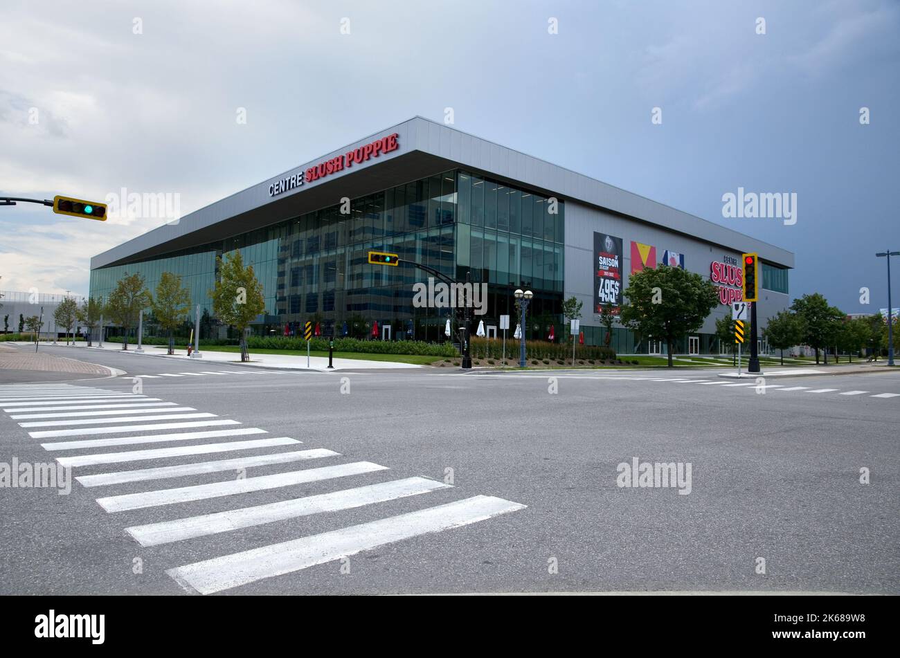 New Hockey Arena Slush Puppie in Gatineau Quebec Horizontal Stock Photo ...