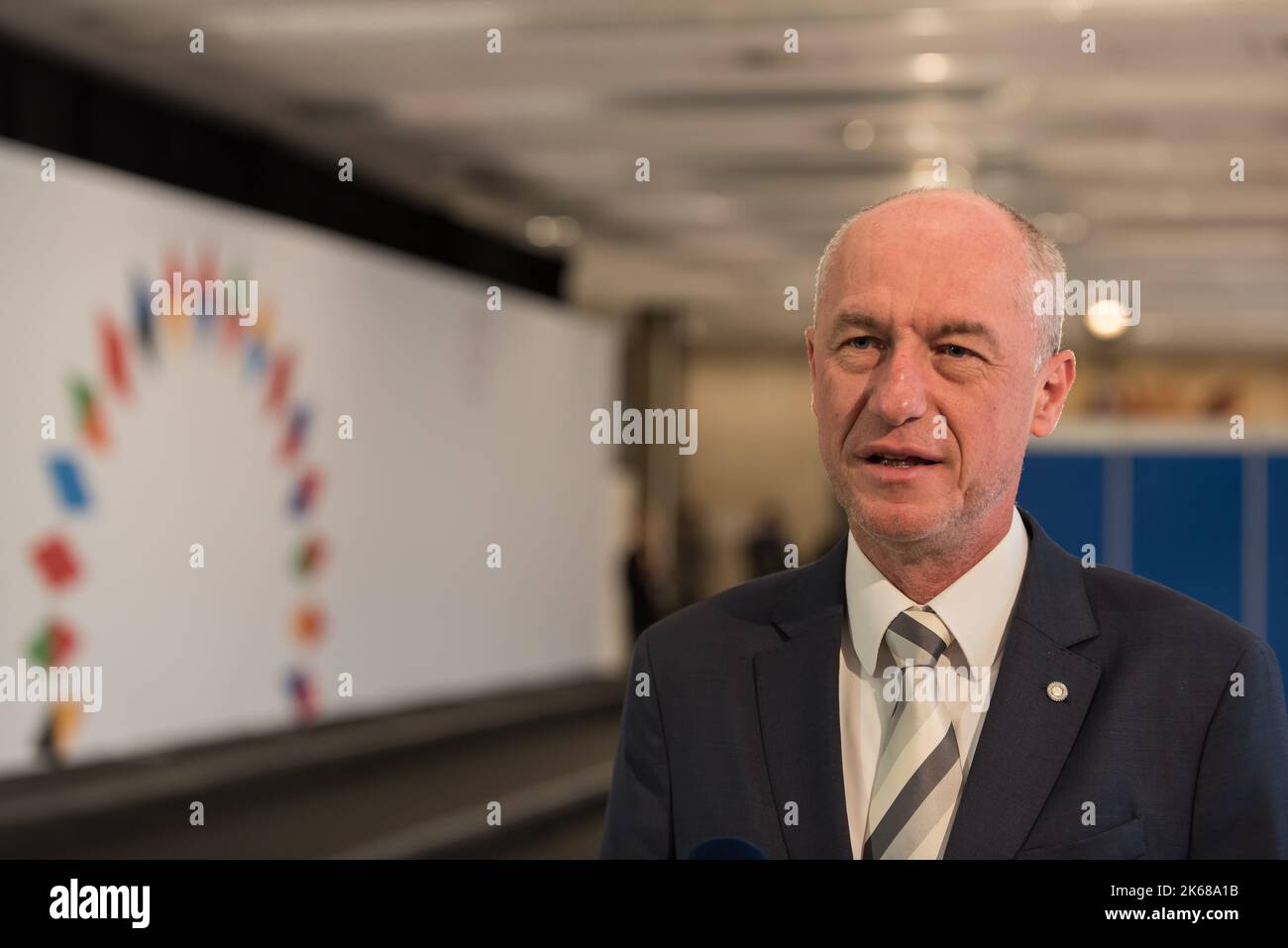 Prague, Czech Republic. 12th Oct, 2022. Slovak Minister of Economy ...