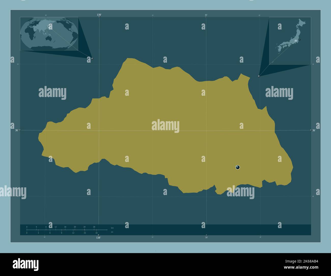 Outline maps of japan hi-res stock photography and images - Alamy