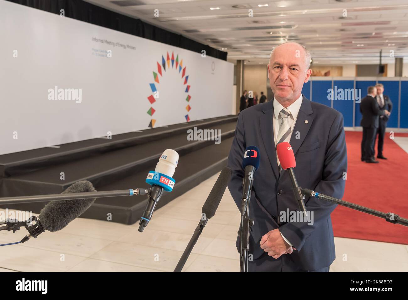 Prague, Czech Republic. 12th Oct, 2022. Slovak Minister of Economy ...