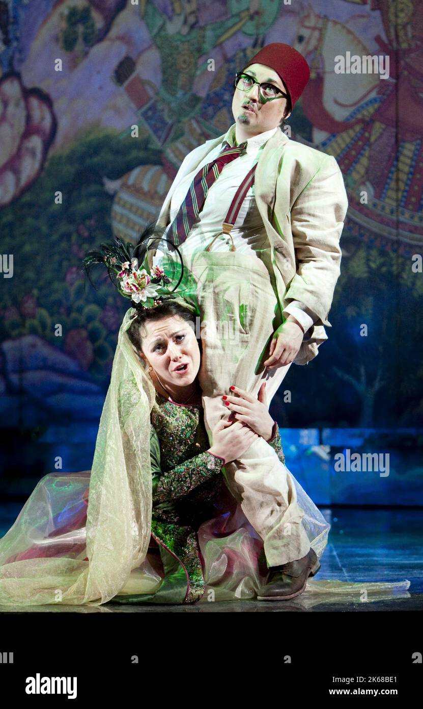 (front/kneeling) Sophie Bevan (Polissena), (rear/standing) Ailish Tynan ...