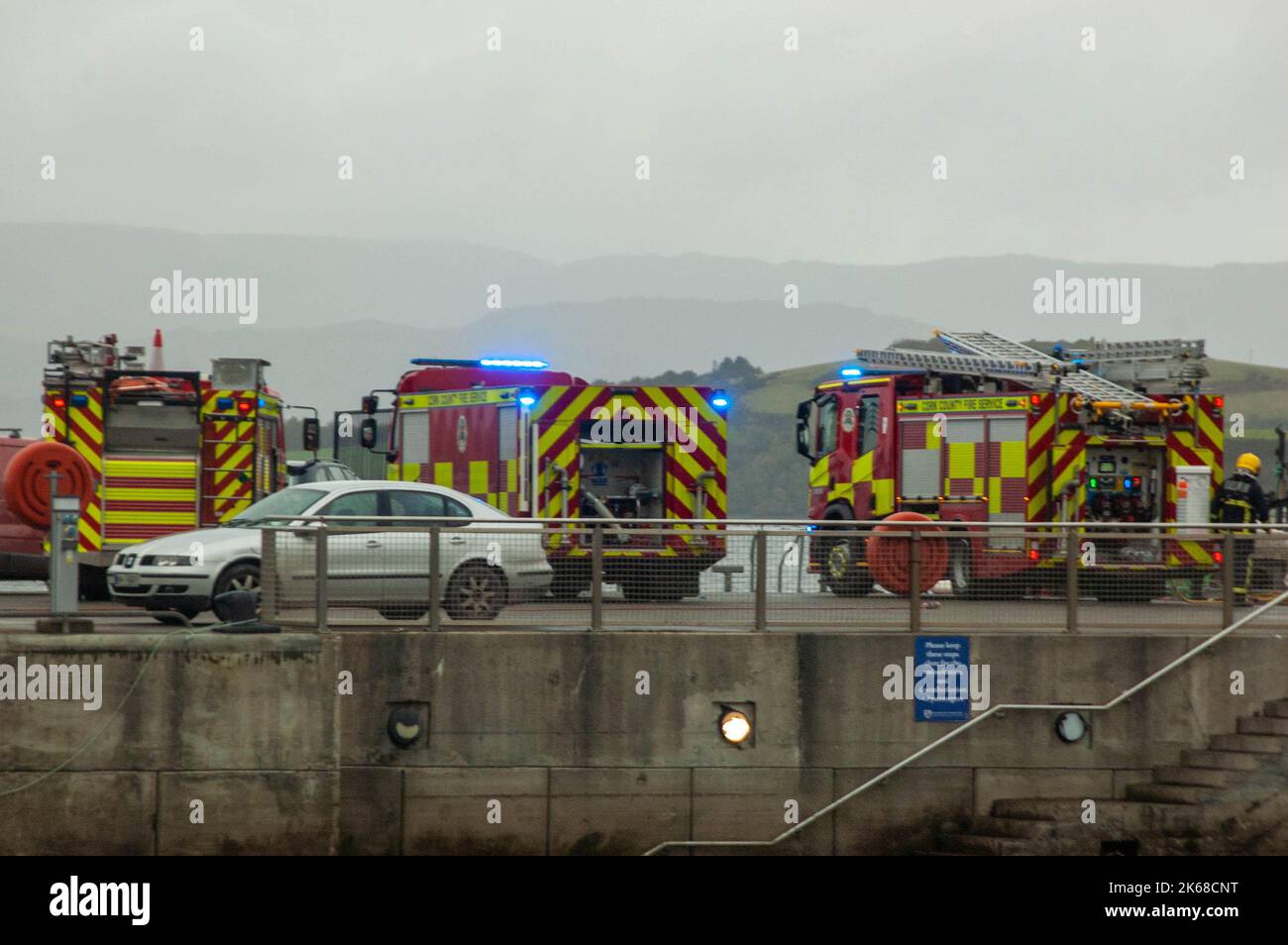 Bantry West Cork Ireland, Wednesday 12 Oct 2022; Firefighters were ...