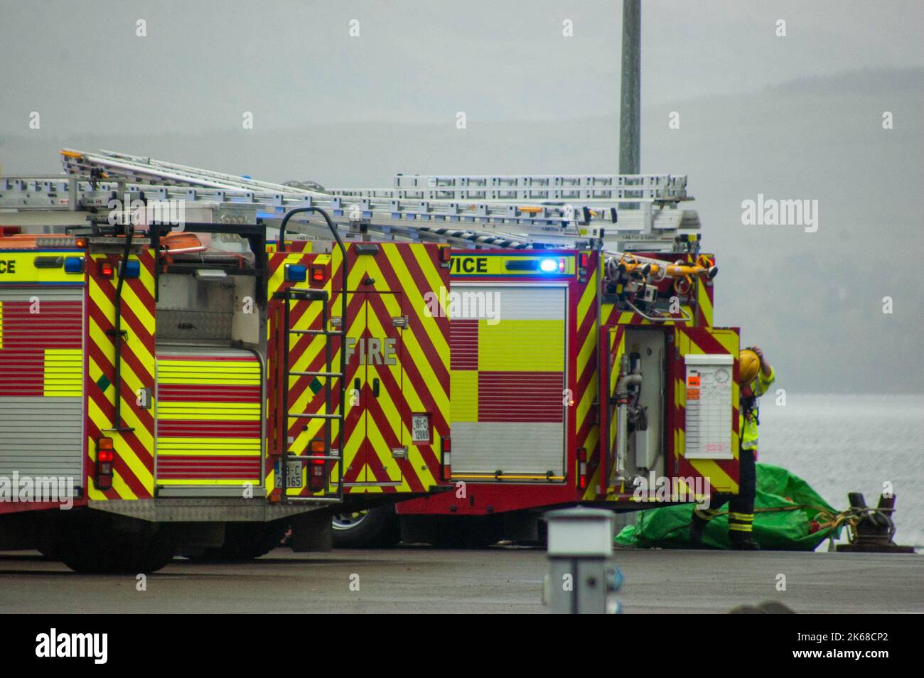 Bantry West Cork Ireland, Wednesday 12 Oct 2022; Firefighters were ...