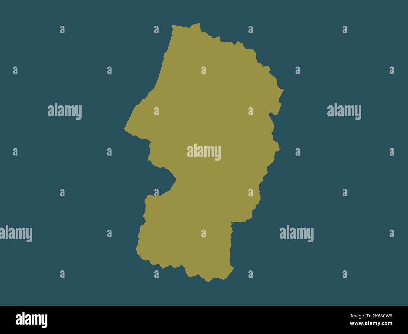 Yamagata, prefecture of Japan. Solid color shape Stock Photo - Alamy