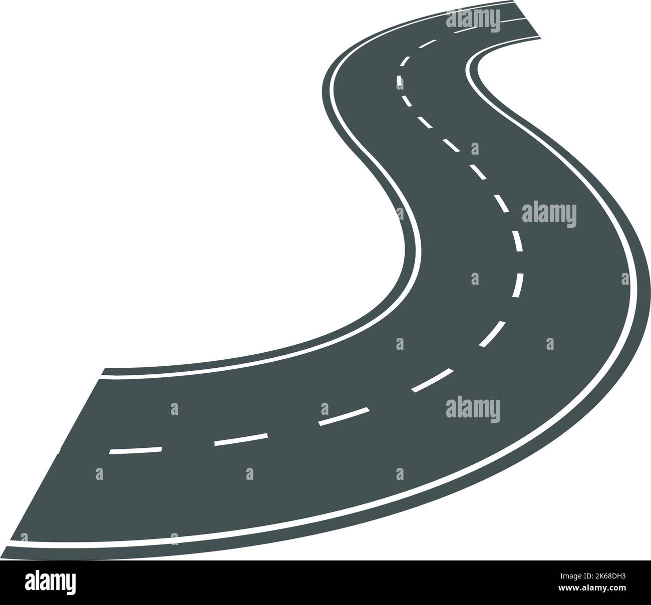 View long asphalt road Cut Out Stock Images & Pictures - Alamy