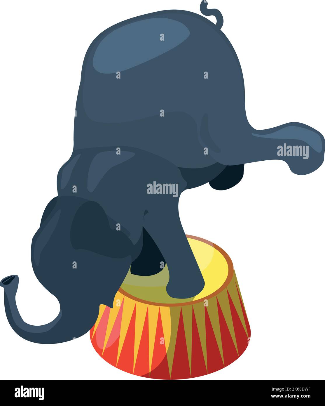 Animated Circus Elephant