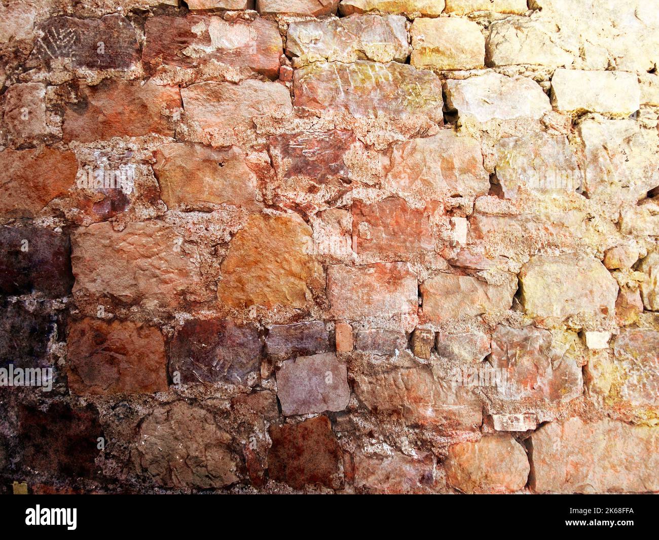 a medieval castle fort stone fortress rocks stones vintage retro ...