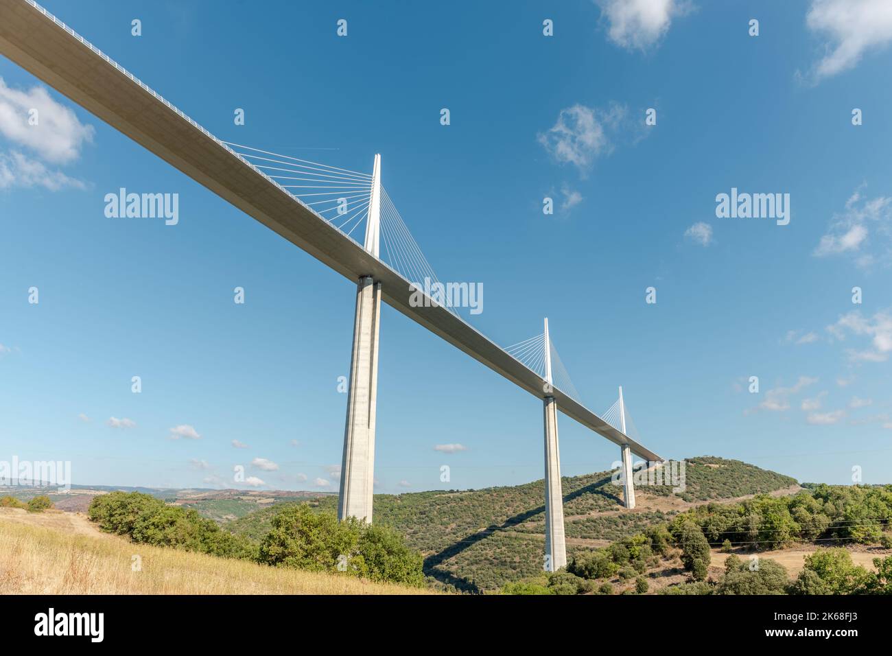 Millau Viaduct bridge , the highest bridge in the World. Aveyron ...