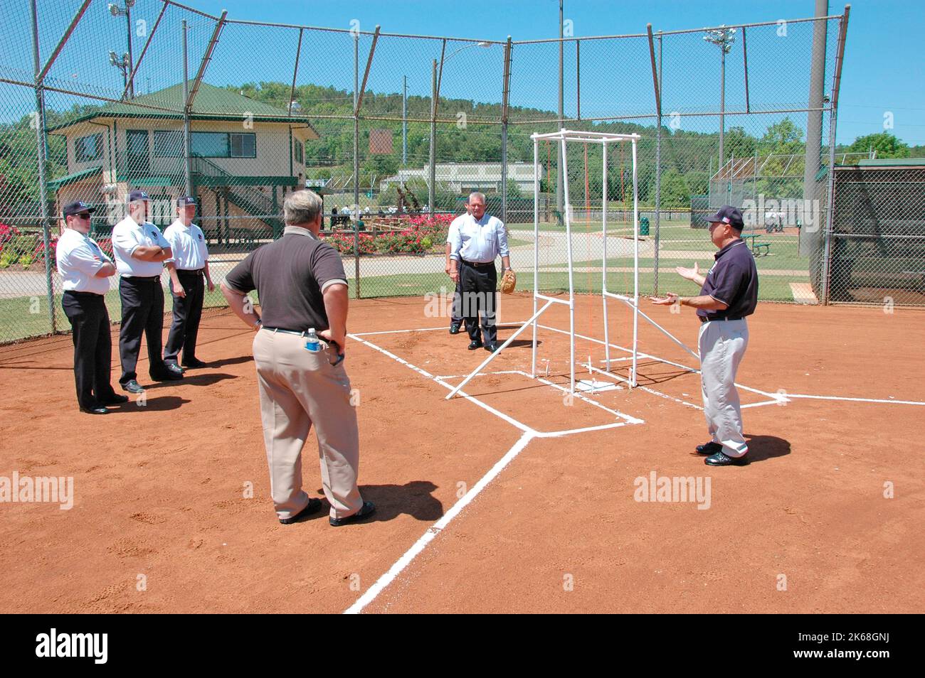 Training school for softball upires for ASA in the US Stock Photo - Alamy