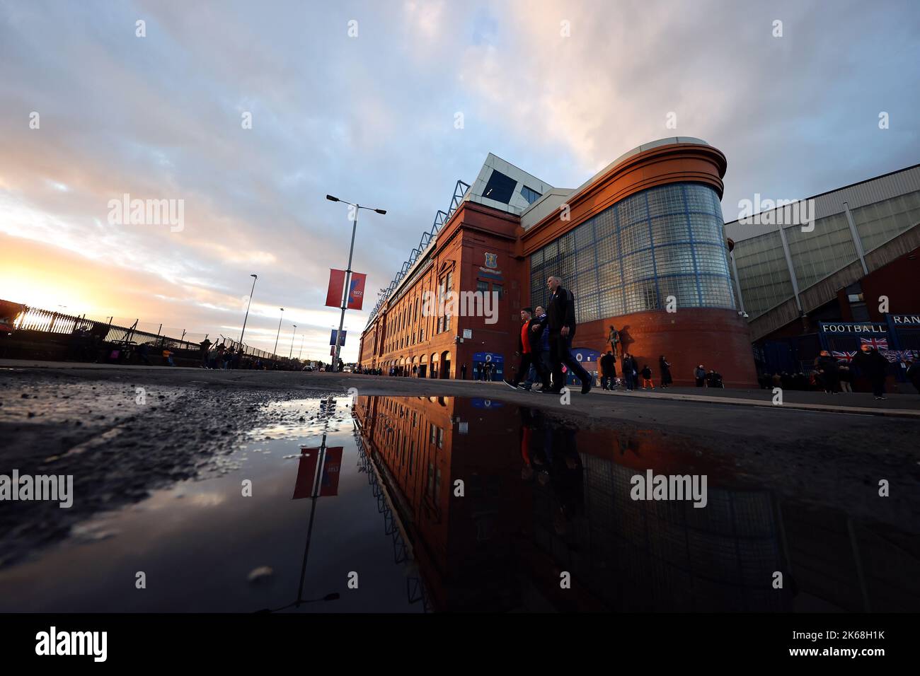 General view outside the ground ahead of the UEFA Champions League ...
