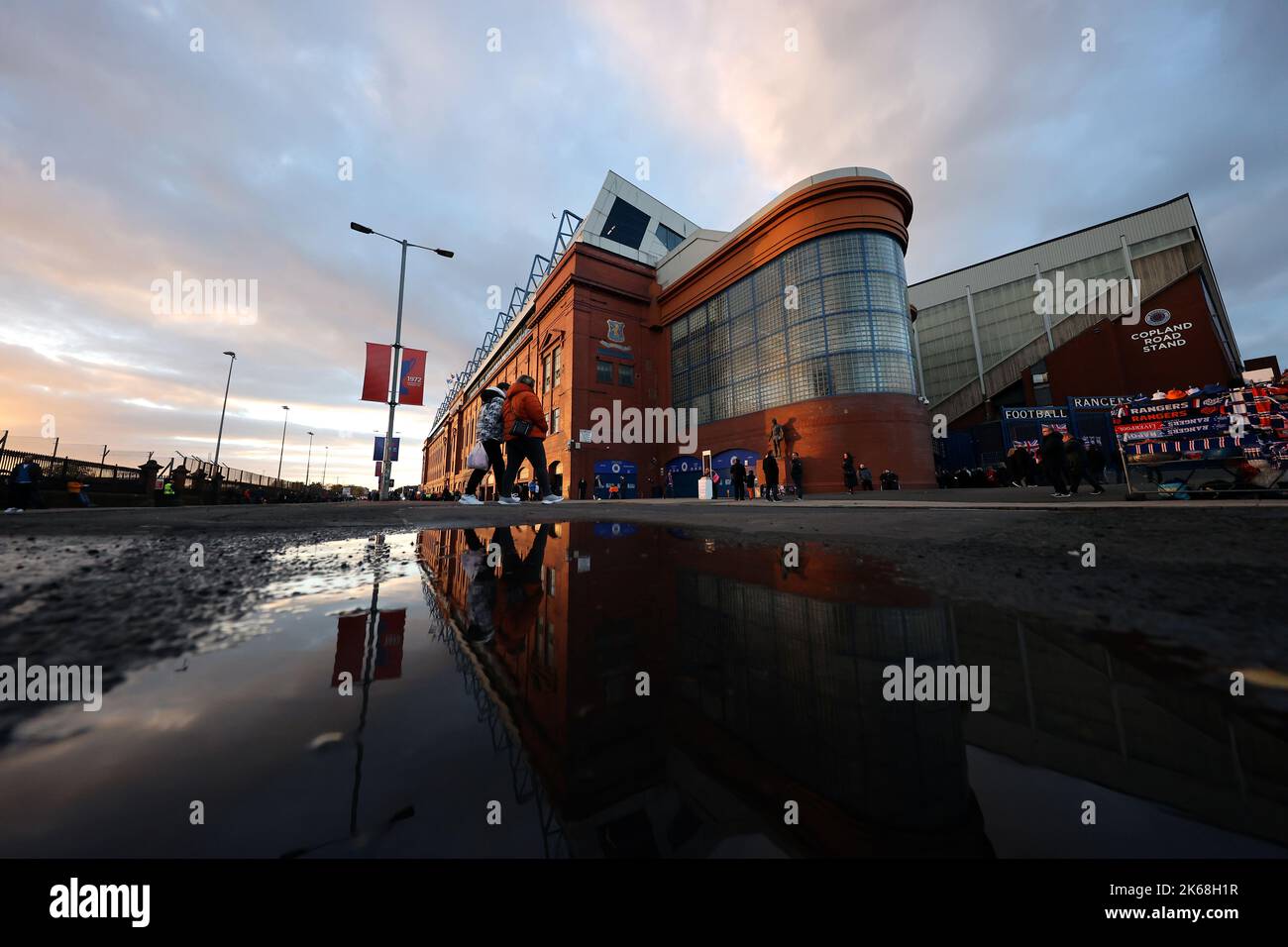 General view outside the ground ahead of the UEFA Champions League ...