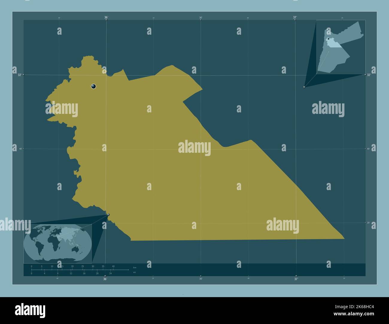 Maps of jordan hi-res stock photography and images - Alamy
