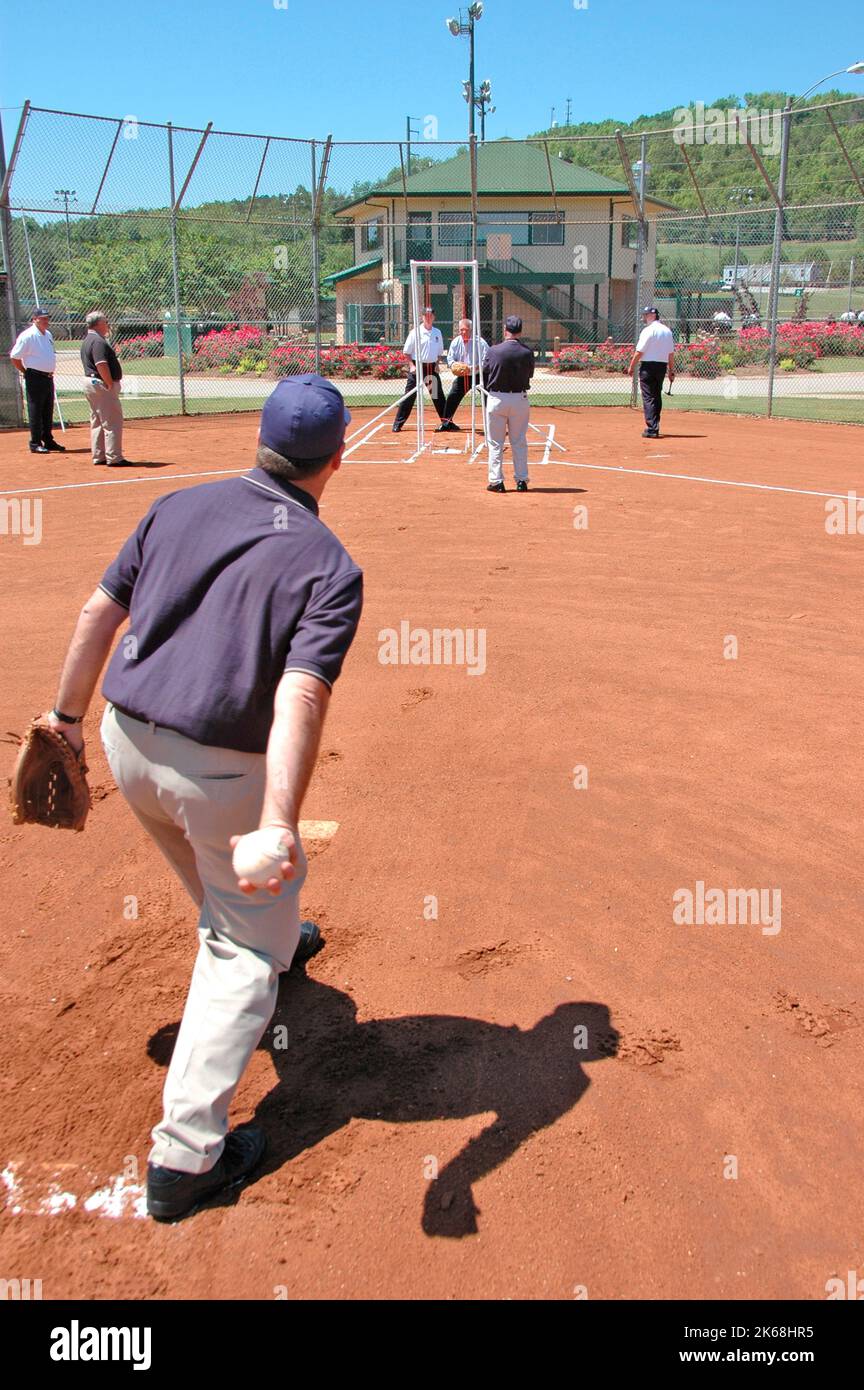 Training school for softball upires for ASA in the US Stock Photo - Alamy