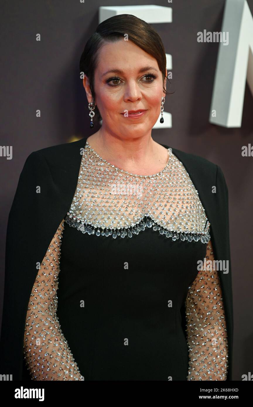 Olivia Colman arrive at the Empire of Light - UK Premiere - BFI London ...