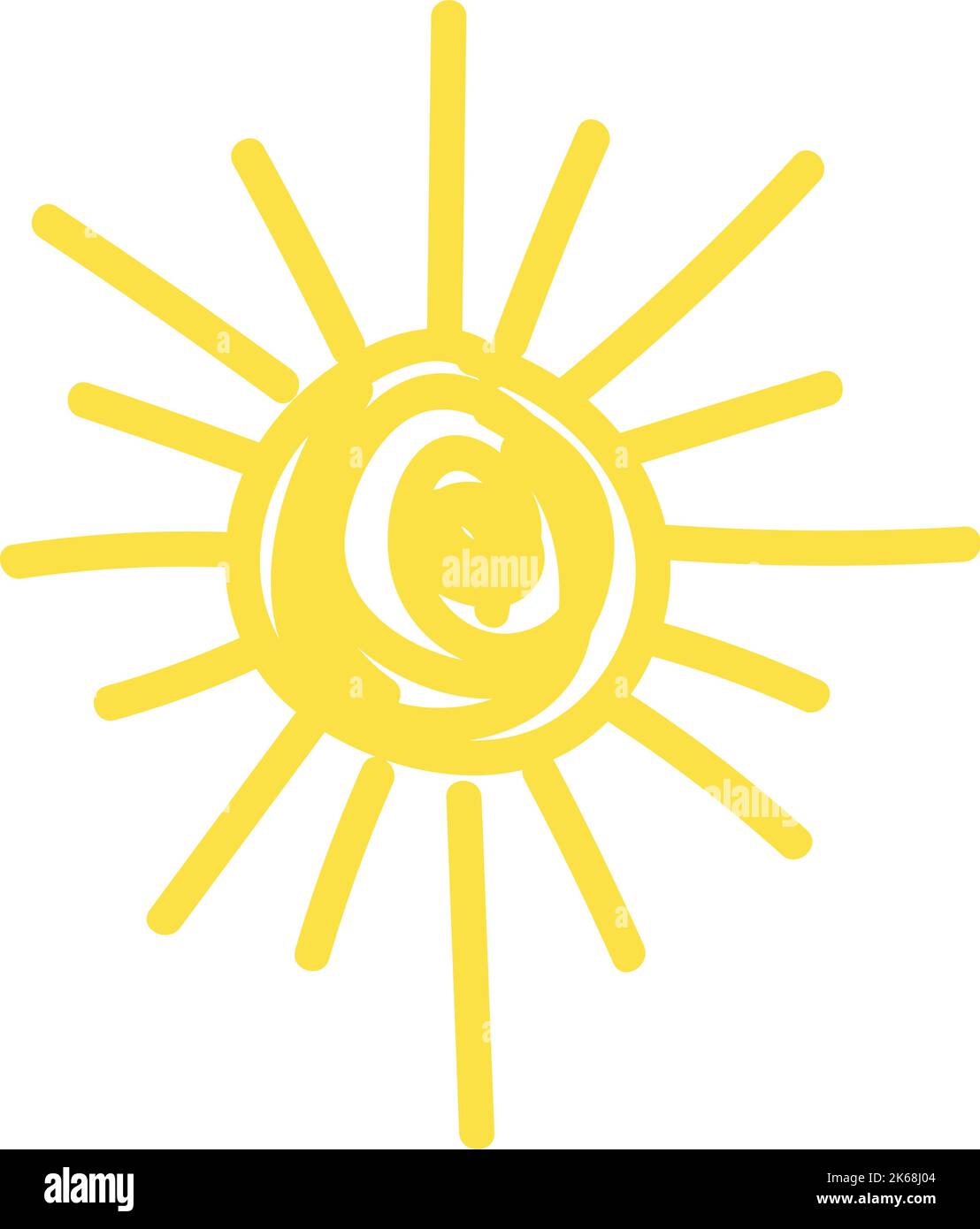 Crayon doodle background light Cut Out Stock Images & Pictures - Alamy