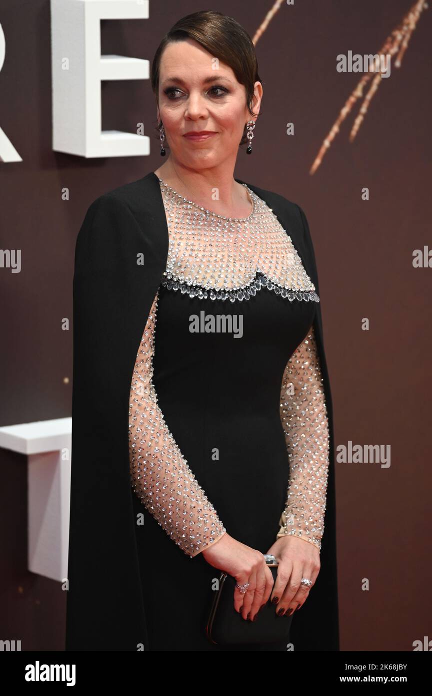 Olivia Colman arrive at the Empire of Light - UK Premiere - BFI London ...