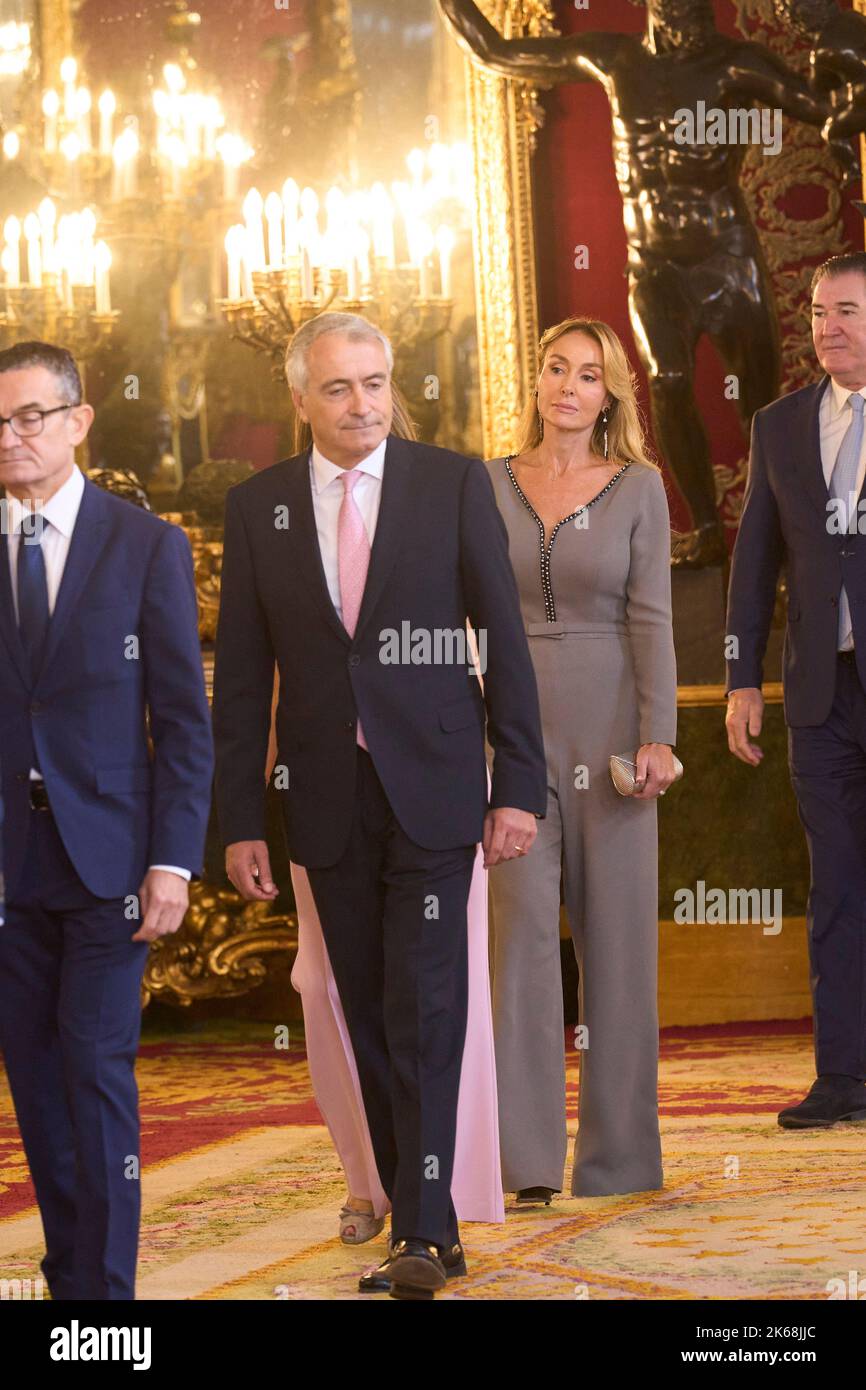 Madrid, Madrid, Spain. 12th Oct, 2022. King Felipe VI of Spain, Queen ...