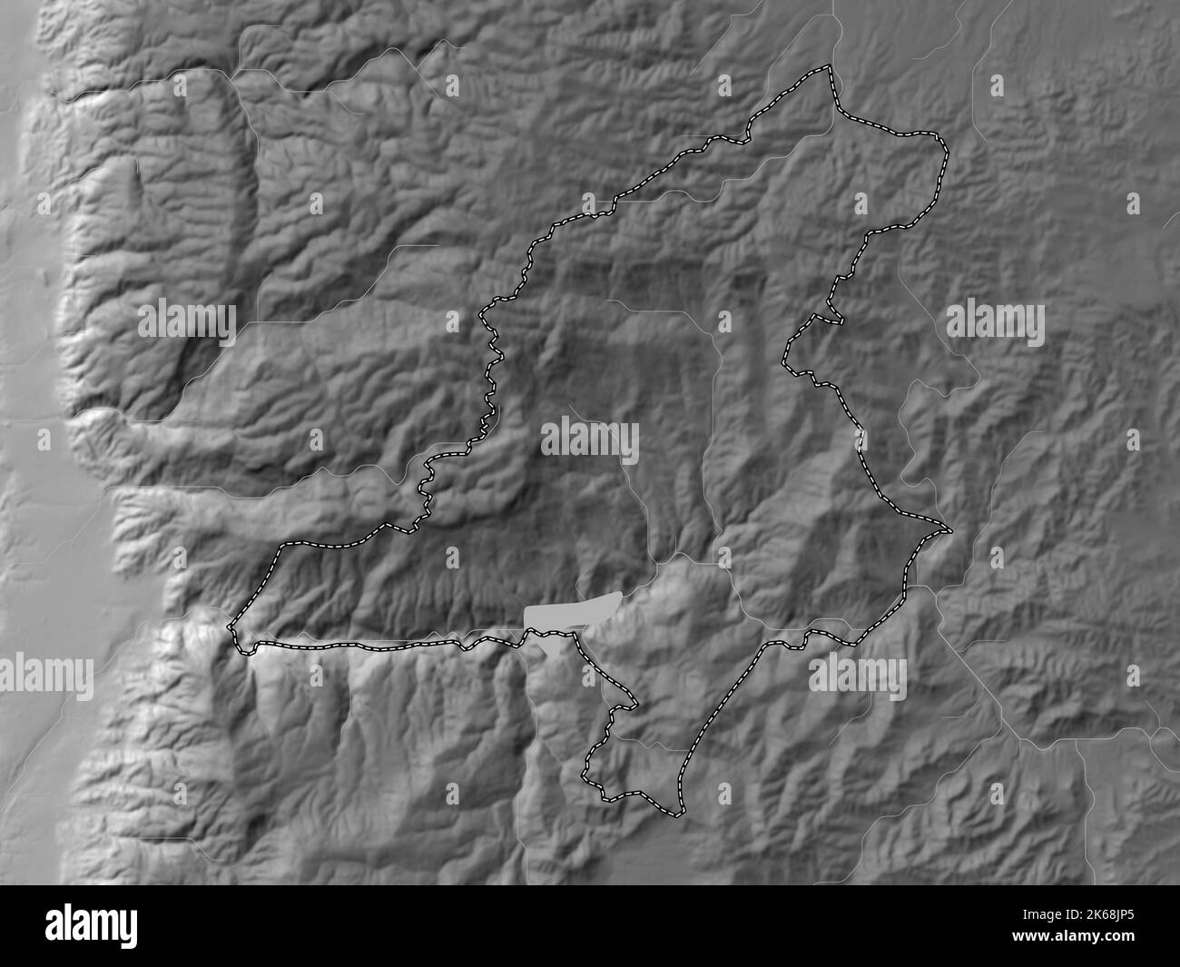 Jarash, province of Jordan. Grayscale elevation map with lakes and ... Jarash, province of Jordan. Grayscale elevation map with lakes and ...