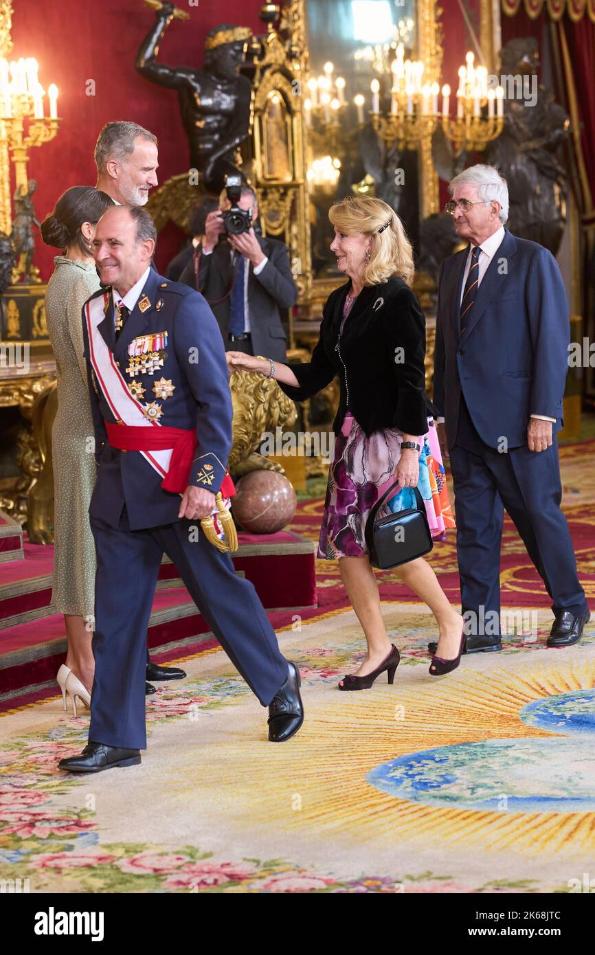 Madrid, Madrid, Spain. 12th Oct, 2022. King Felipe VI of Spain, Queen ...