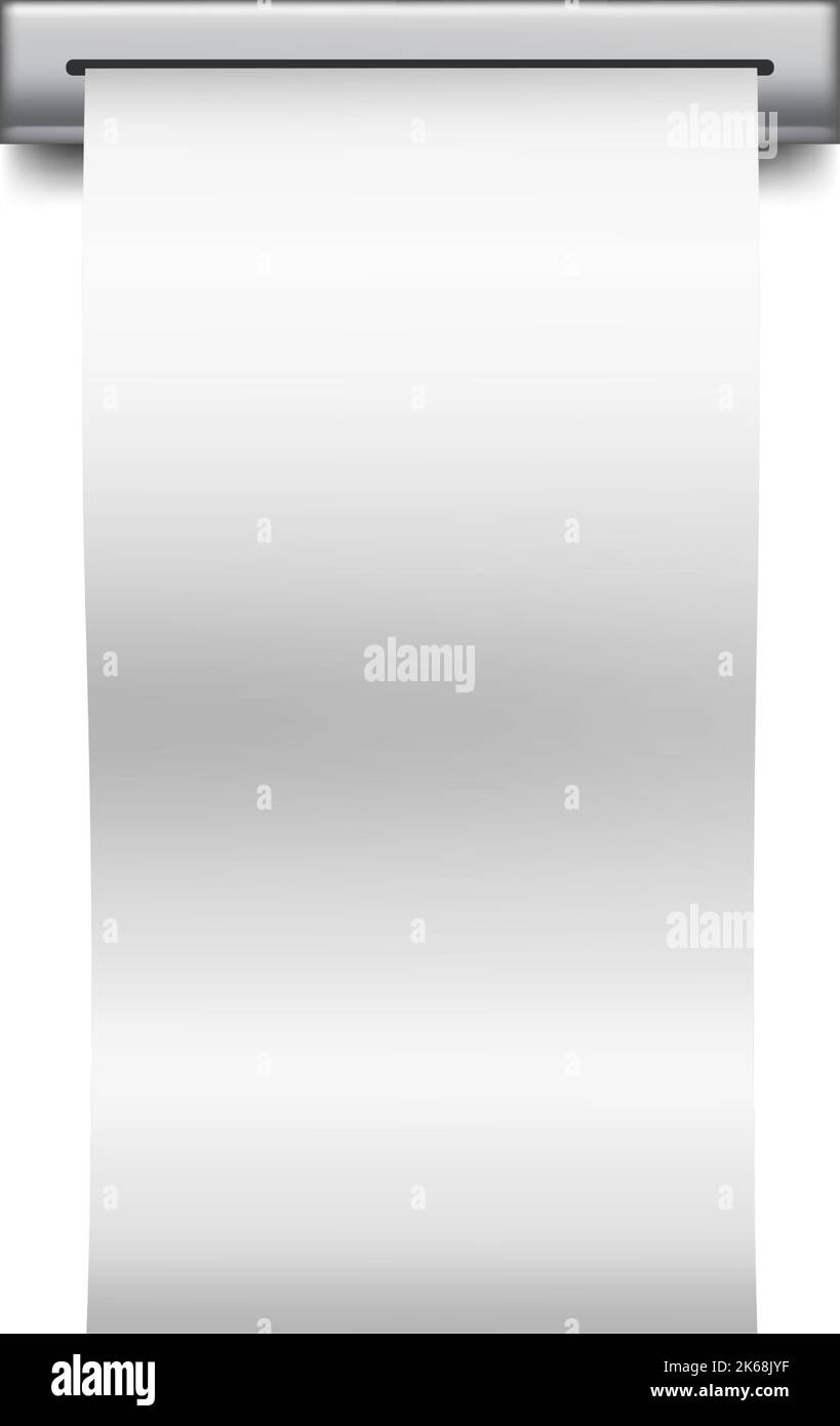 Cashier check blank mockup. Realistic paper bill Stock Vector Image & Art - Alamy