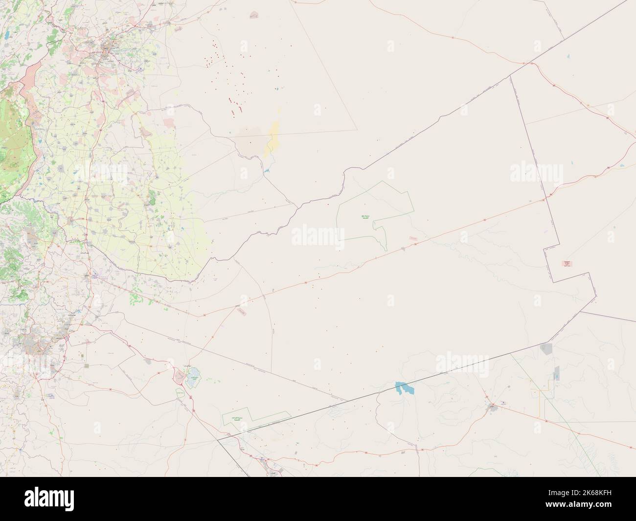 Mafraq map hi-res stock photography and images - Alamy