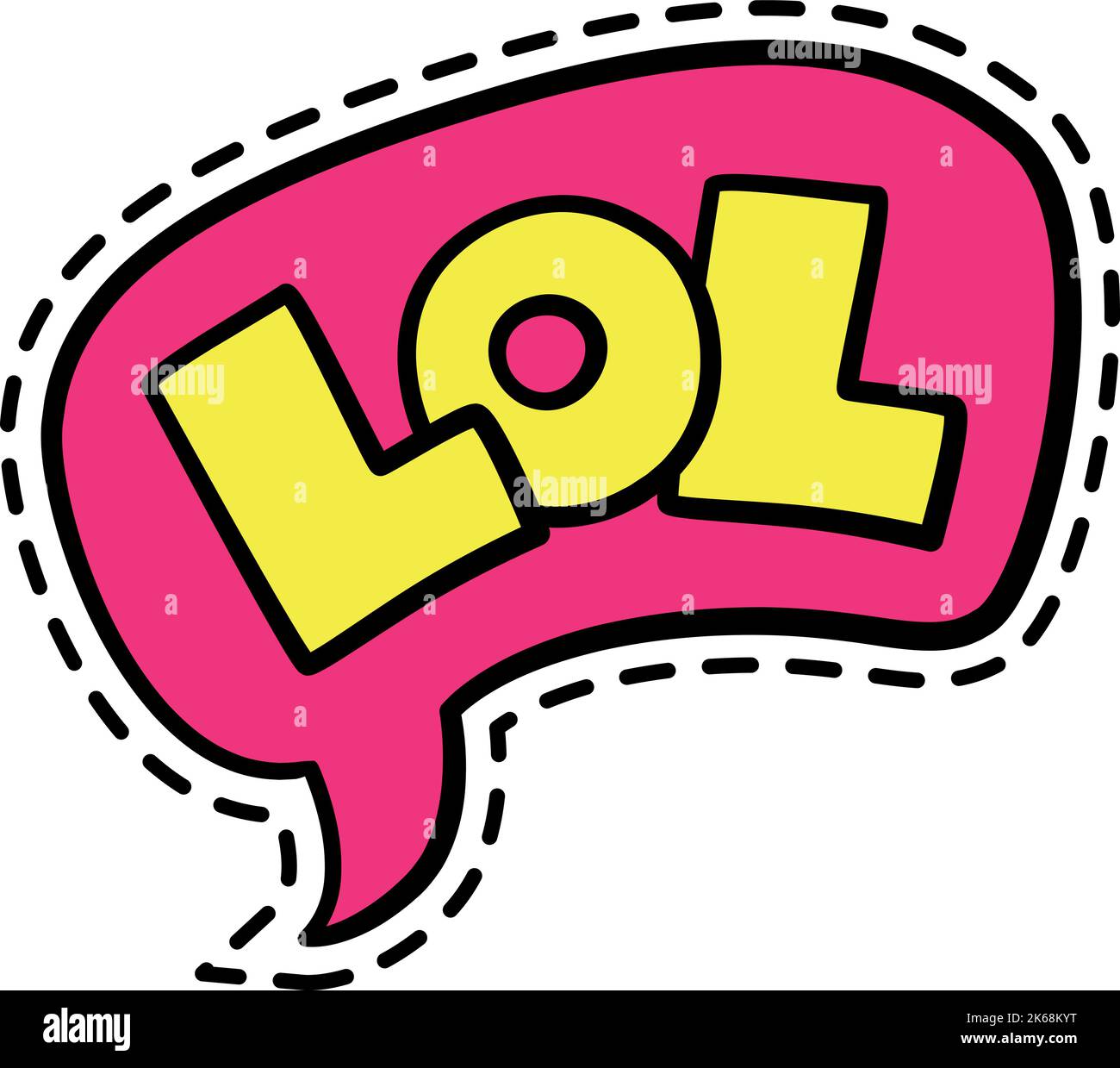 Lol sticker hi-res stock photography and images - Alamy