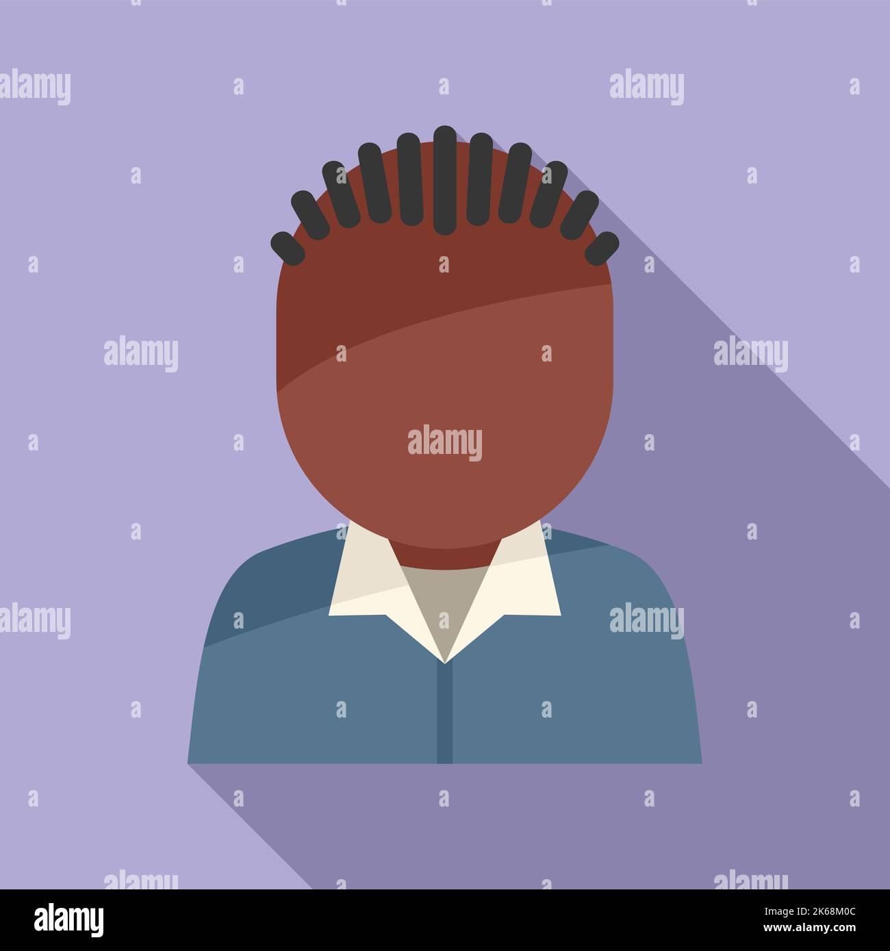 African student icon flat vector. Adult group. Tribal couple Stock ...