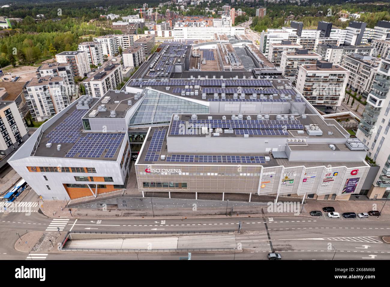 Aerial view of city of espoo hi-res stock photography and images - Alamy