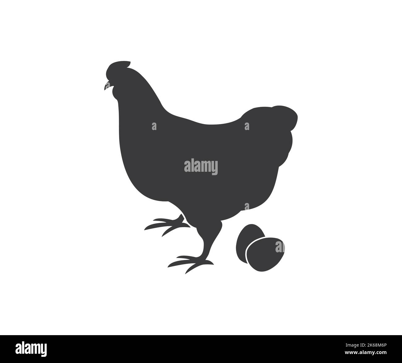 Organic natural farm eggs Stock Vector Images - Alamy