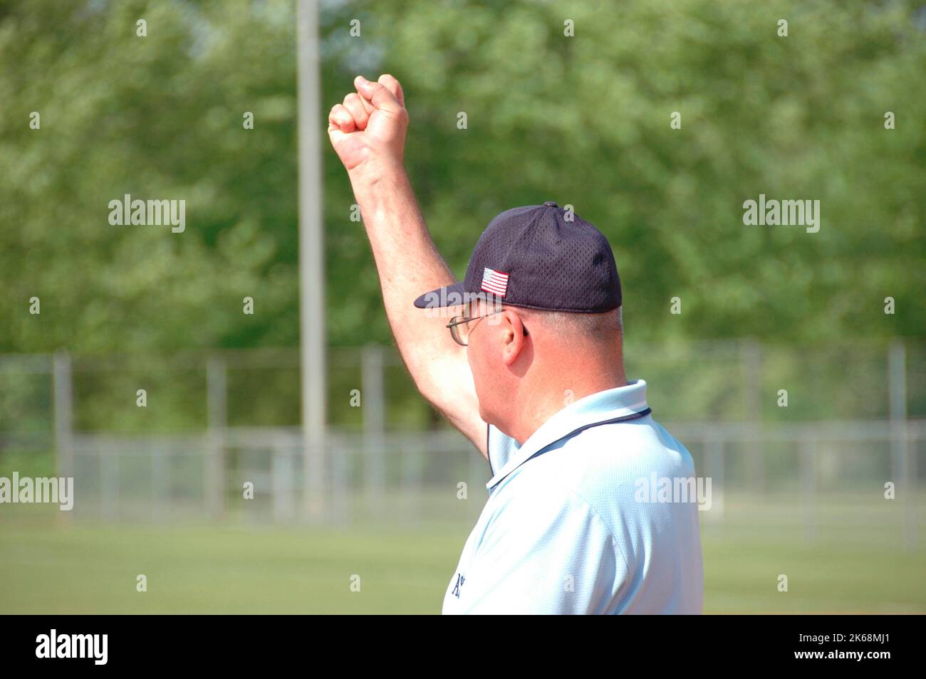 softball umpires for ASA in the US during games making calls and in ...