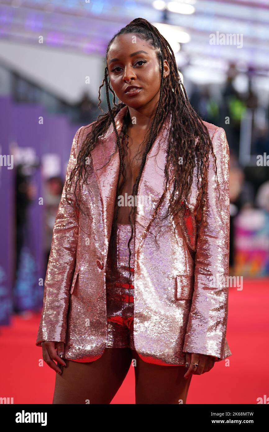Crystal Clarke attending the European premiere of Empire of Light ...