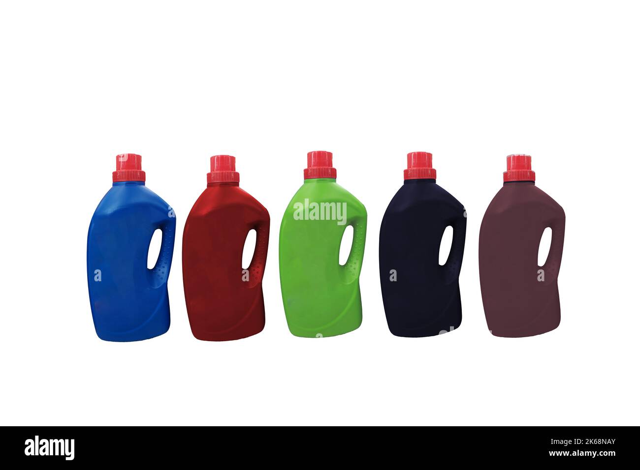 plastic containers of different colors Stock Photo - Alamy