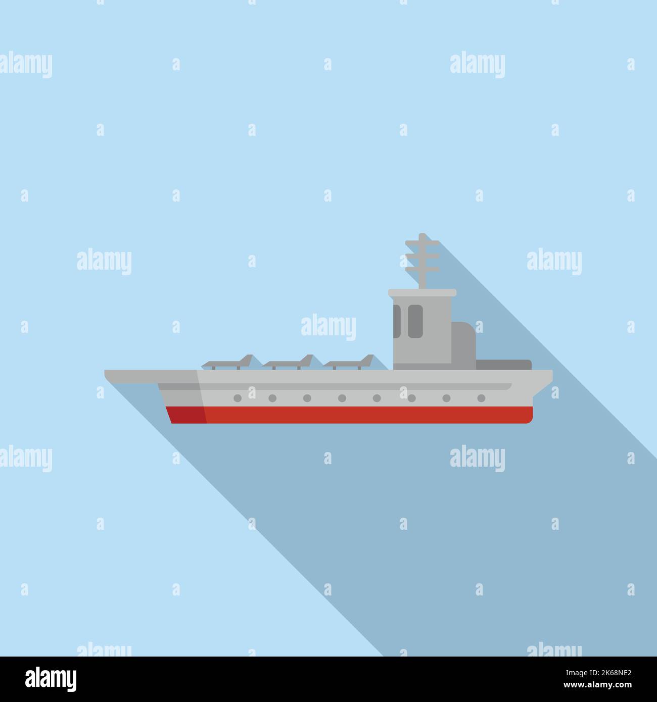 Flight deck aircraft carrier Stock Vector Images - Alamy