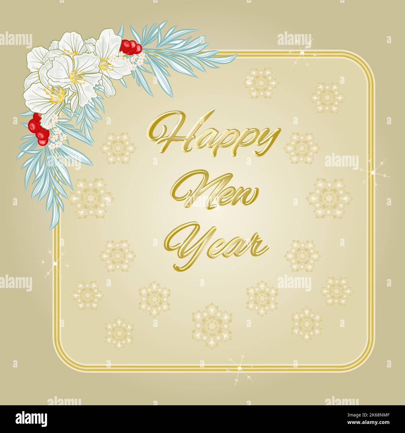 Gold frame vector hi-res stock photography and images - Alamy